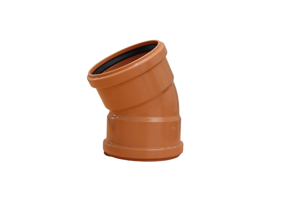 110mm 30 Degree Double Socket Bend - Undergound - 4" Pushfit - Drainage ...