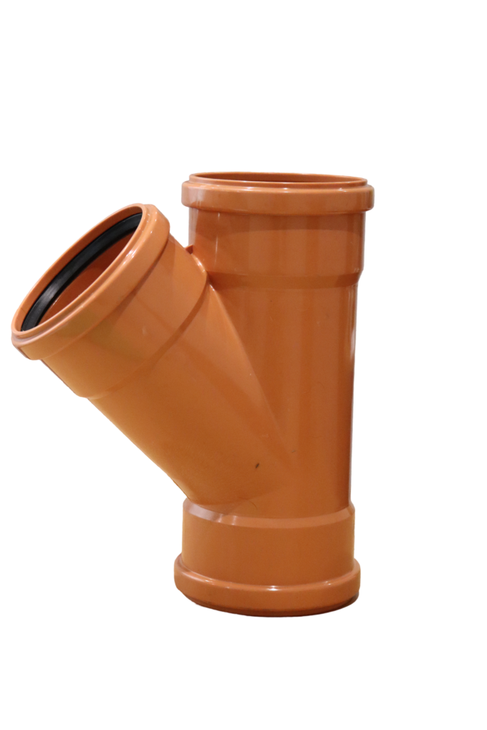 110mm 45 Degree Triple Socket Junction - Undergound - 4" Pushfit ...