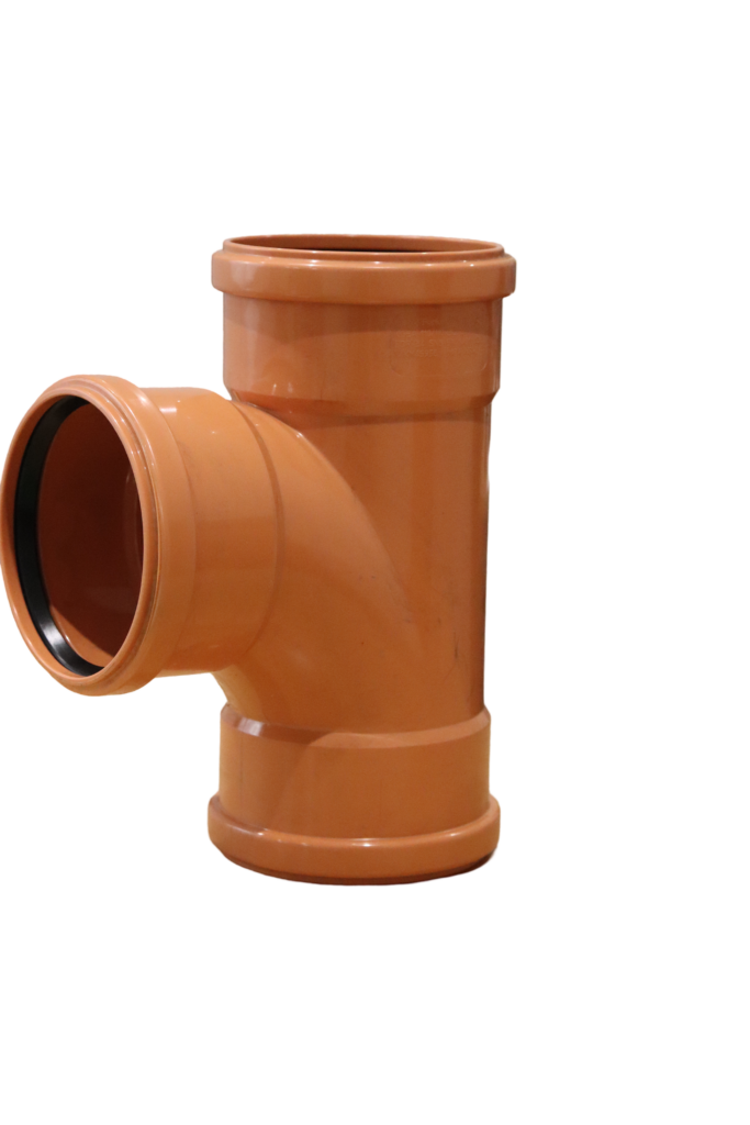 110mm 87.5 Degree Triple Socket Junction - Undergound - 4" Pushfit ...