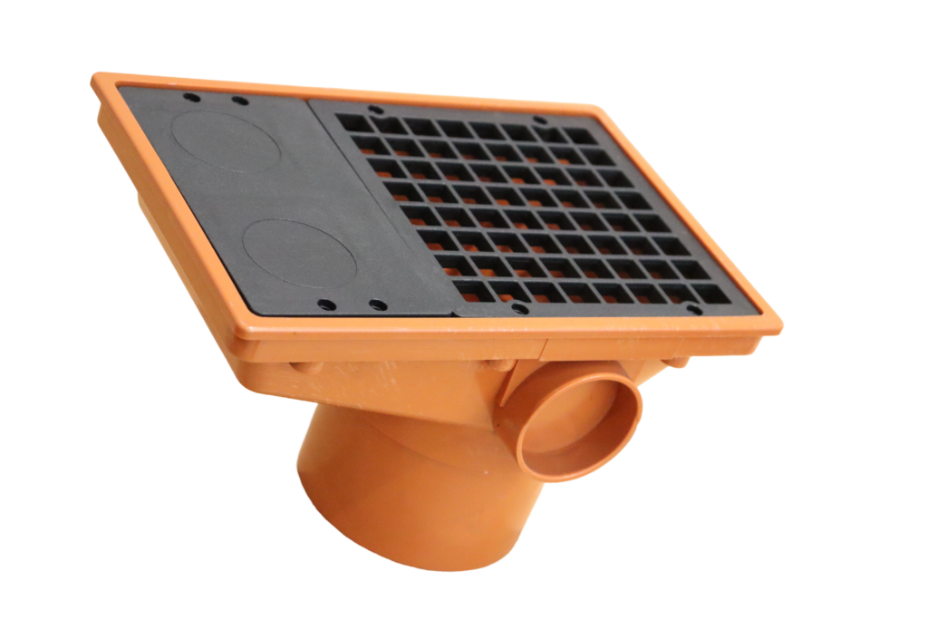 Rectangular Hopper Underground 110mm - Drainage Guys