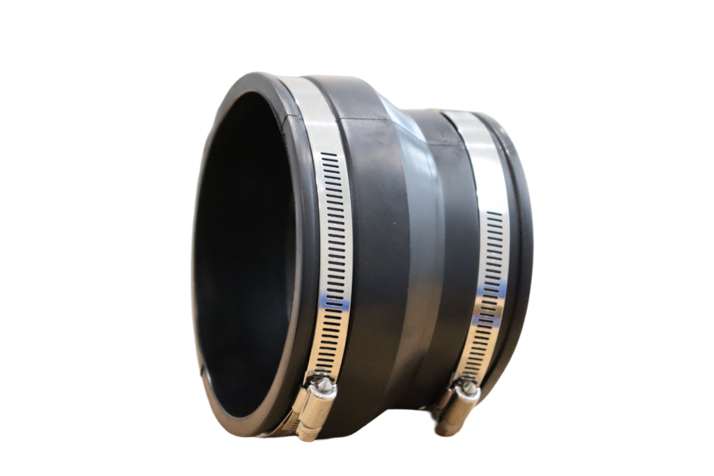 Clay To Plastic Rubber adaptor Underground 110mm - Drainage Guys