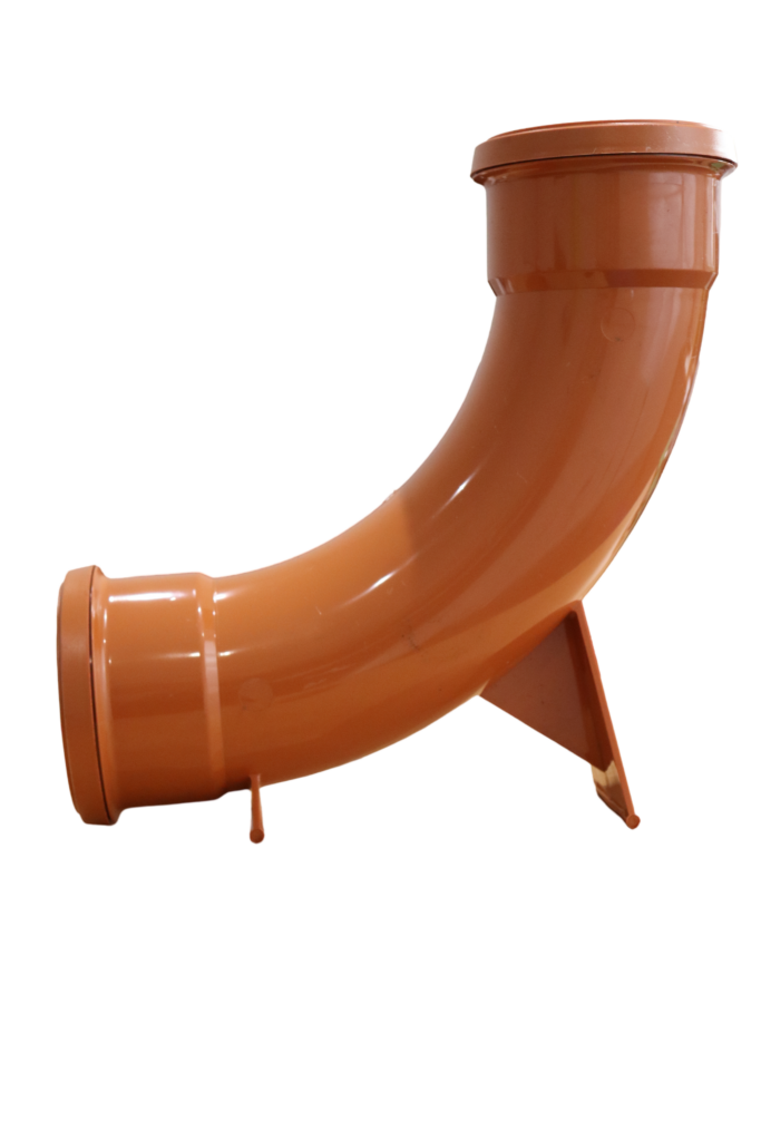 110mm 90 (87.5) Degree Underground Rest Bend 87.5 Degree- Drainage Guys